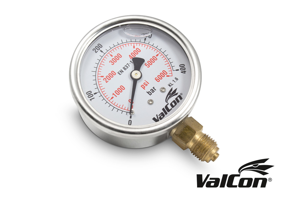 VC-MANO63PU-10 - Valcon® Valcon® Manometer NG63 (Prozessanschluss unten ...